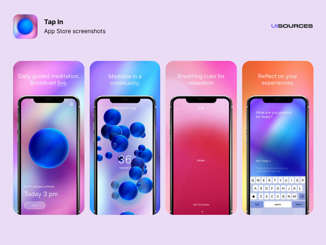 App Screenshots | UI Sources