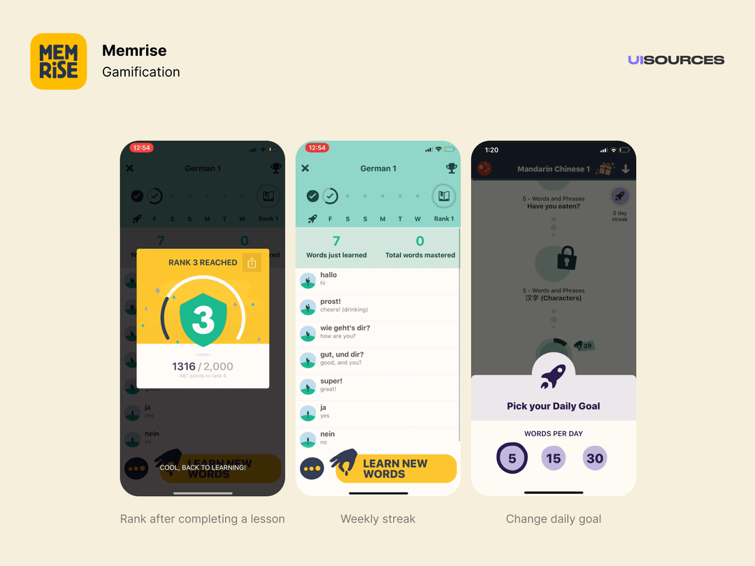 Duolingo - Gamification Screenshots | UI Sources