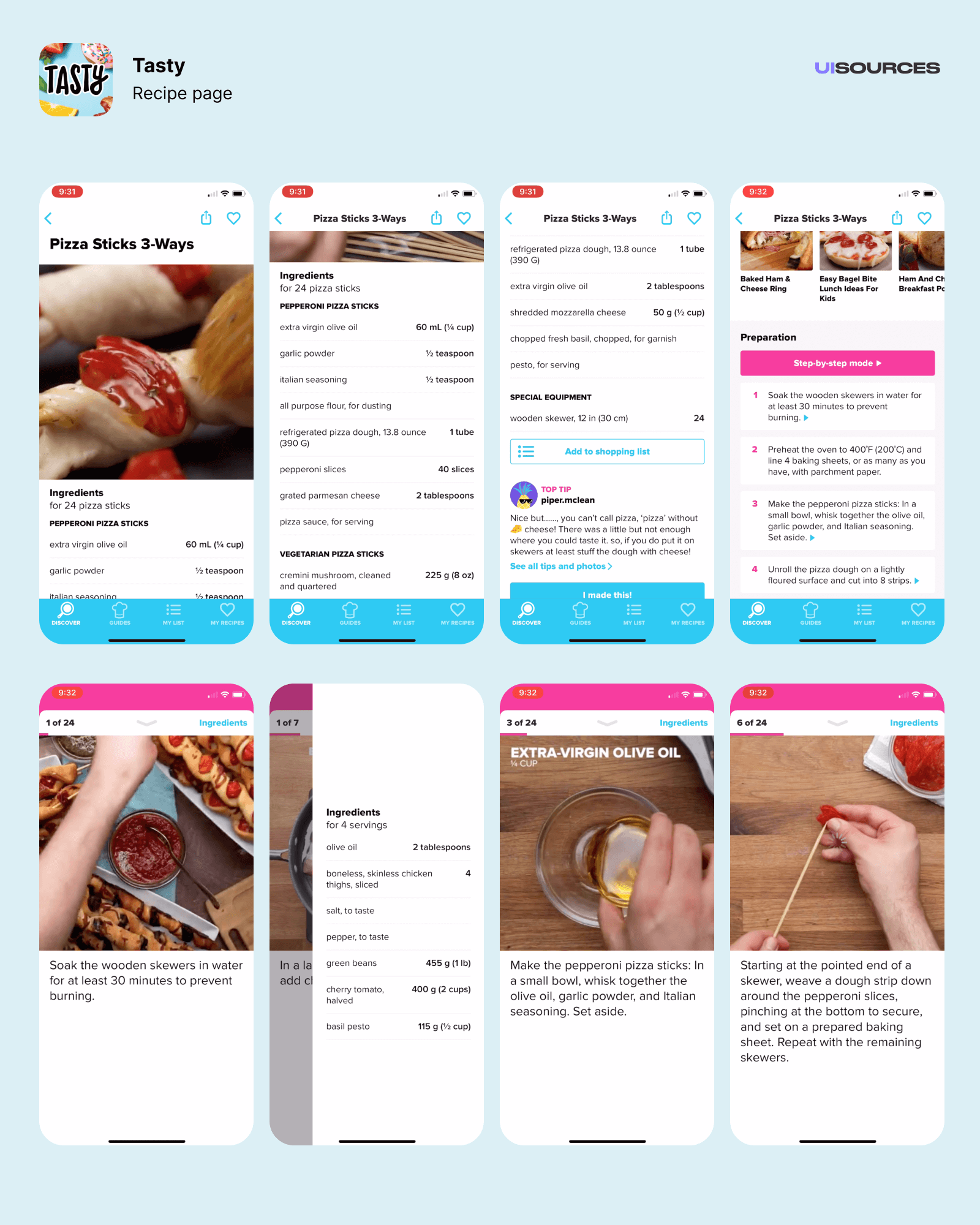 SIX - Content Screens Screenshots | UI Sources