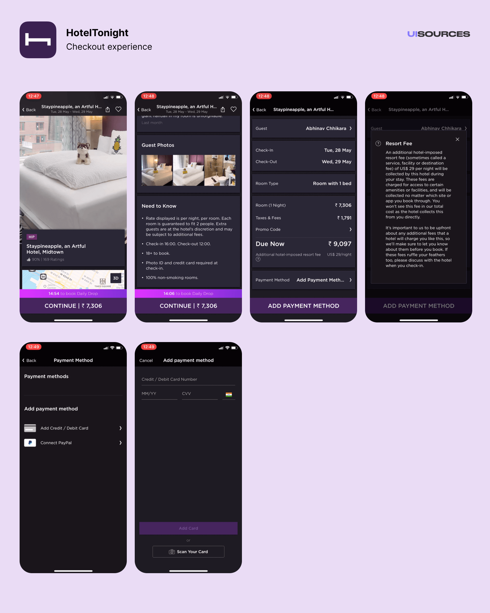 Turo - Payments & Checkout Screenshots | UI Sources