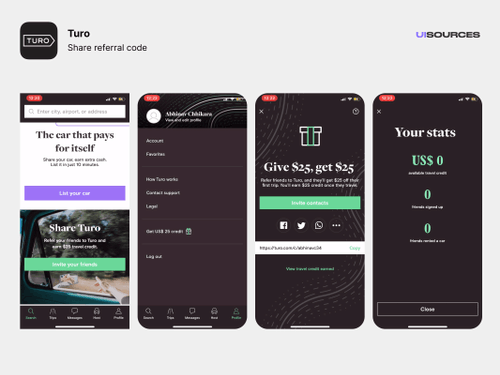 Turo - App Store Screenshots Screenshots | UI Sources