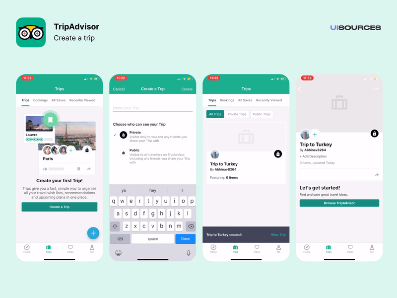 TripAdvisor App - Hotels & Restaurants | UI Sources