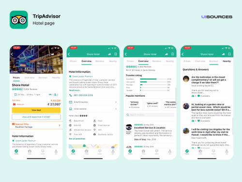 TripAdvisor App - Hotels & Restaurants | UI Sources