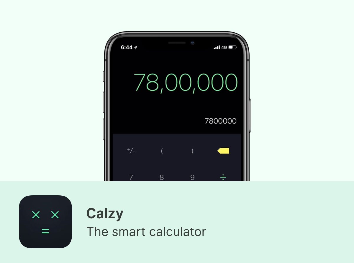 Calzy App - The smart calculator | UI Sources
