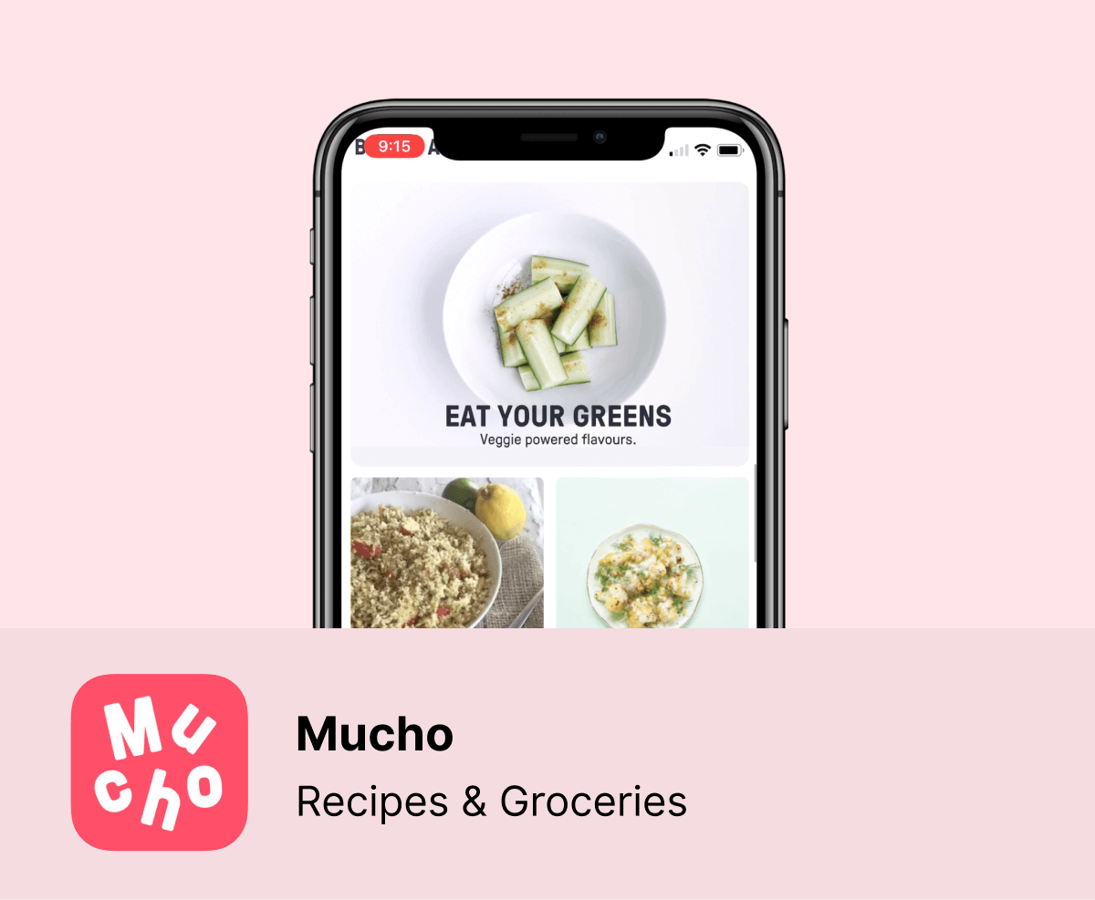 Mucho App - Recipes & groceries | UI Sources