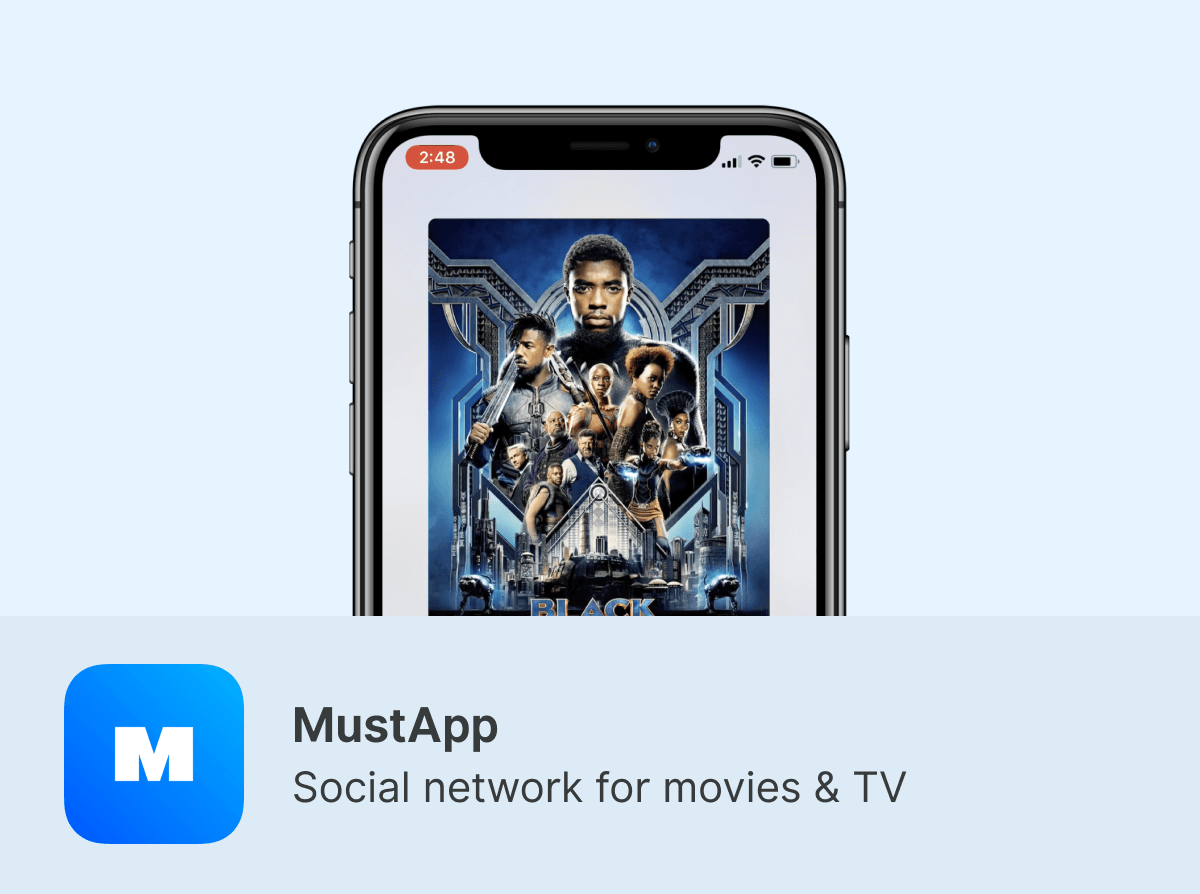 MustApp App - Social network for movies & TV | UI Sources