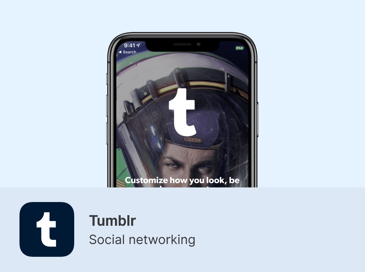 Tumblr App - Social Networking | UI Sources