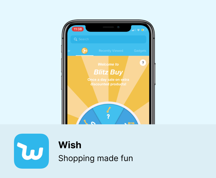 Wish App - Flash deals shopping | UI Sources