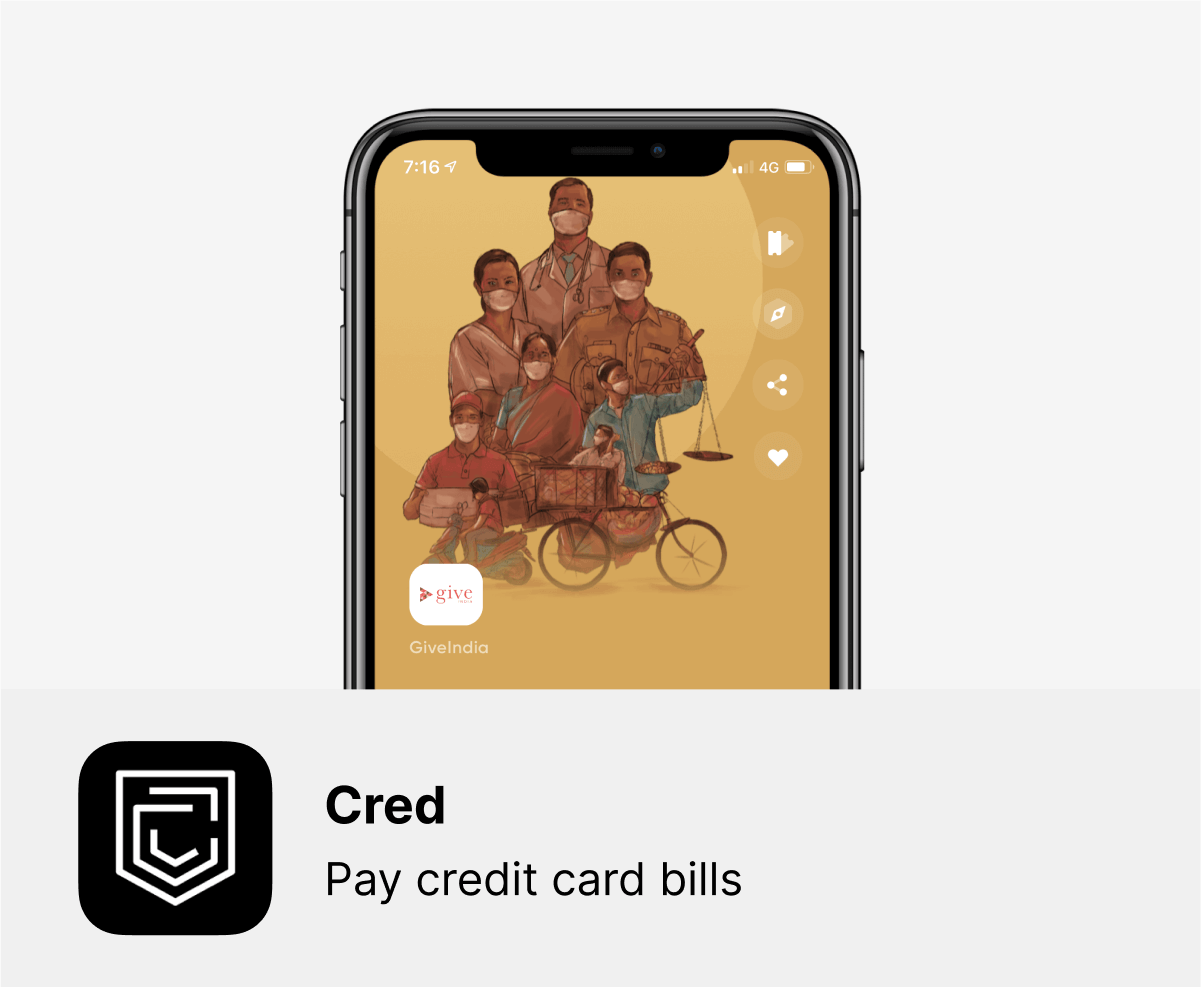 Cred App - Pay credit card bills | UI Sources