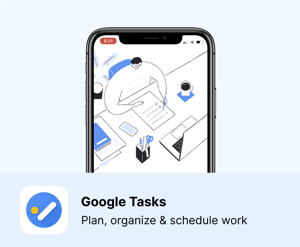 Google Tasks App - Plan, organize & schedule work | UI Sources