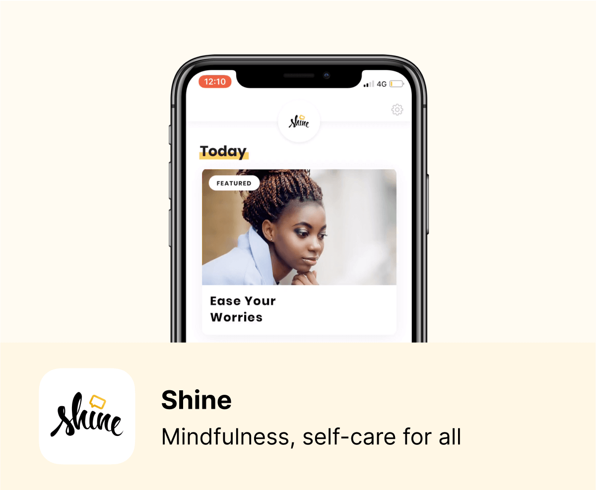 Shine App - Mindfulness, self-care for all | UI Sources