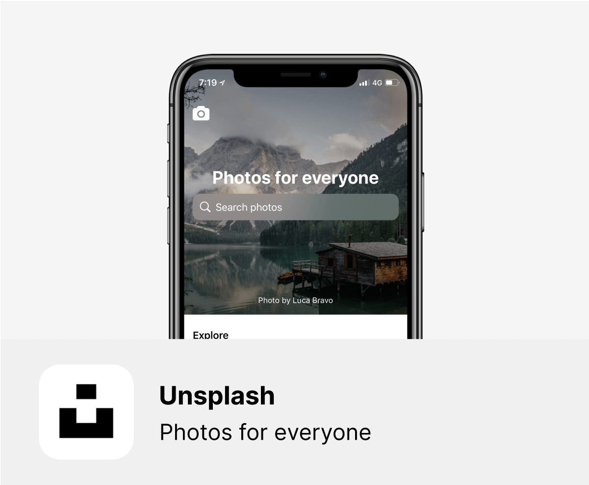 Unsplash App - Photos for everyone | UI Sources