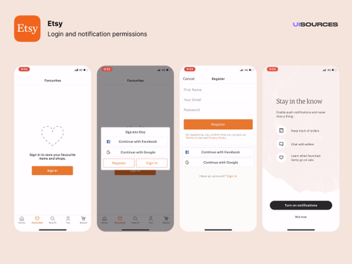 Etsy App - Buy handmade and vintage goods | UI Sources