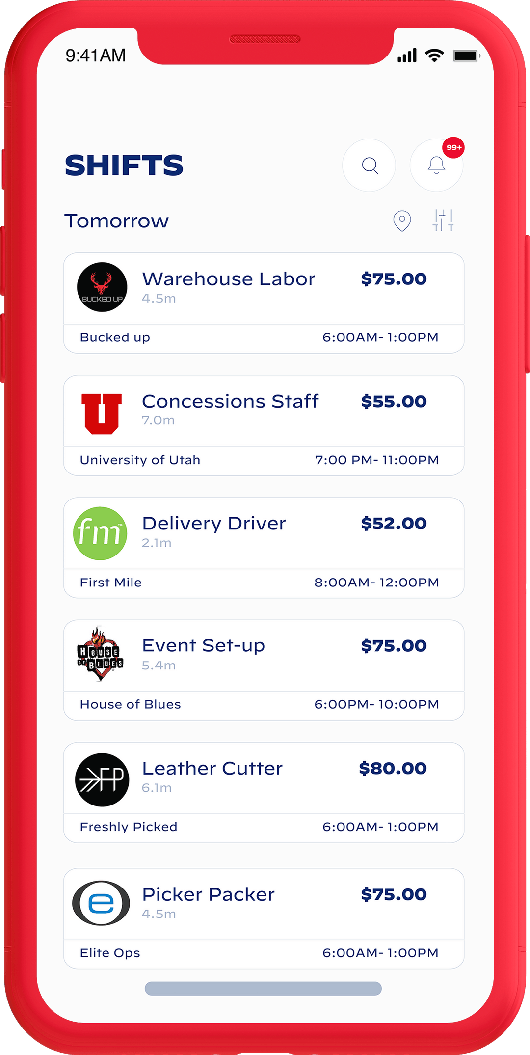 Bacon.Work – The App For Finding Local Gig Work