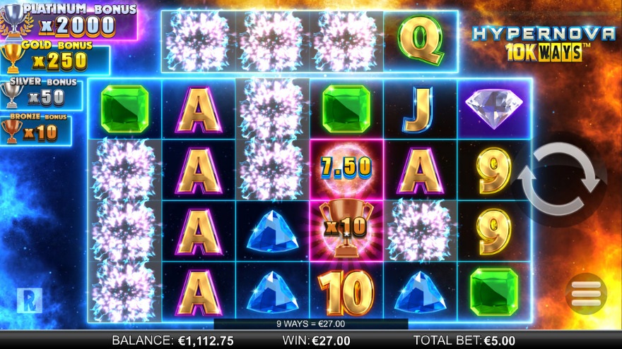 Hypernova 10K Ways (ReelPlay) Slot Review - 💎AboutSlots