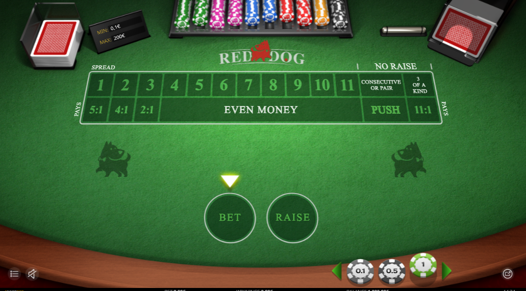 Red Dog is the newest addition to the table games portfolio of the ...