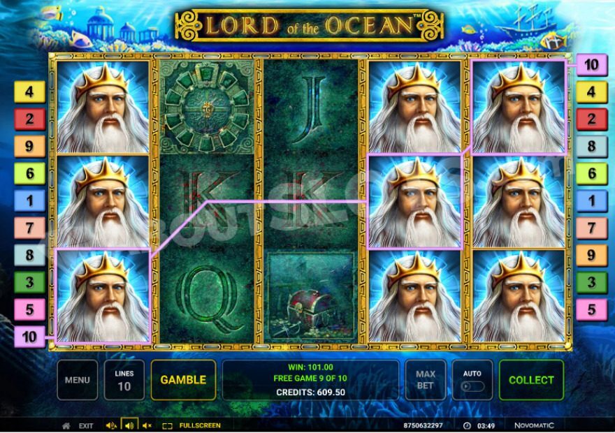 Lord of the Ocean (Novomatic) Slot Review - 💎AboutSlots