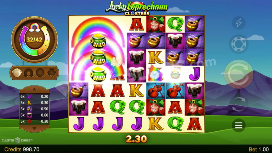 Lucky Leprechaun Clusters (Microgaming) Slot Review - 💎AboutSlots