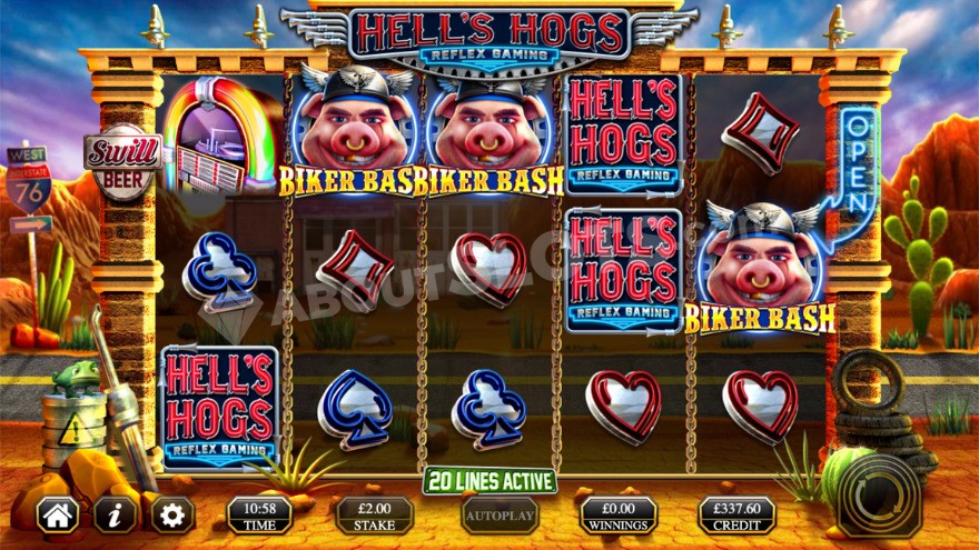 Hell's Hogs (Reflex Gaming) Slot Review - 💎AboutSlots