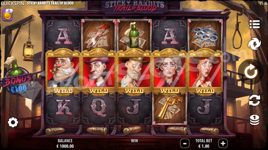 Sticky Bandits Trail of Blood (Quickspin) Slot Review - 💎AboutSlots