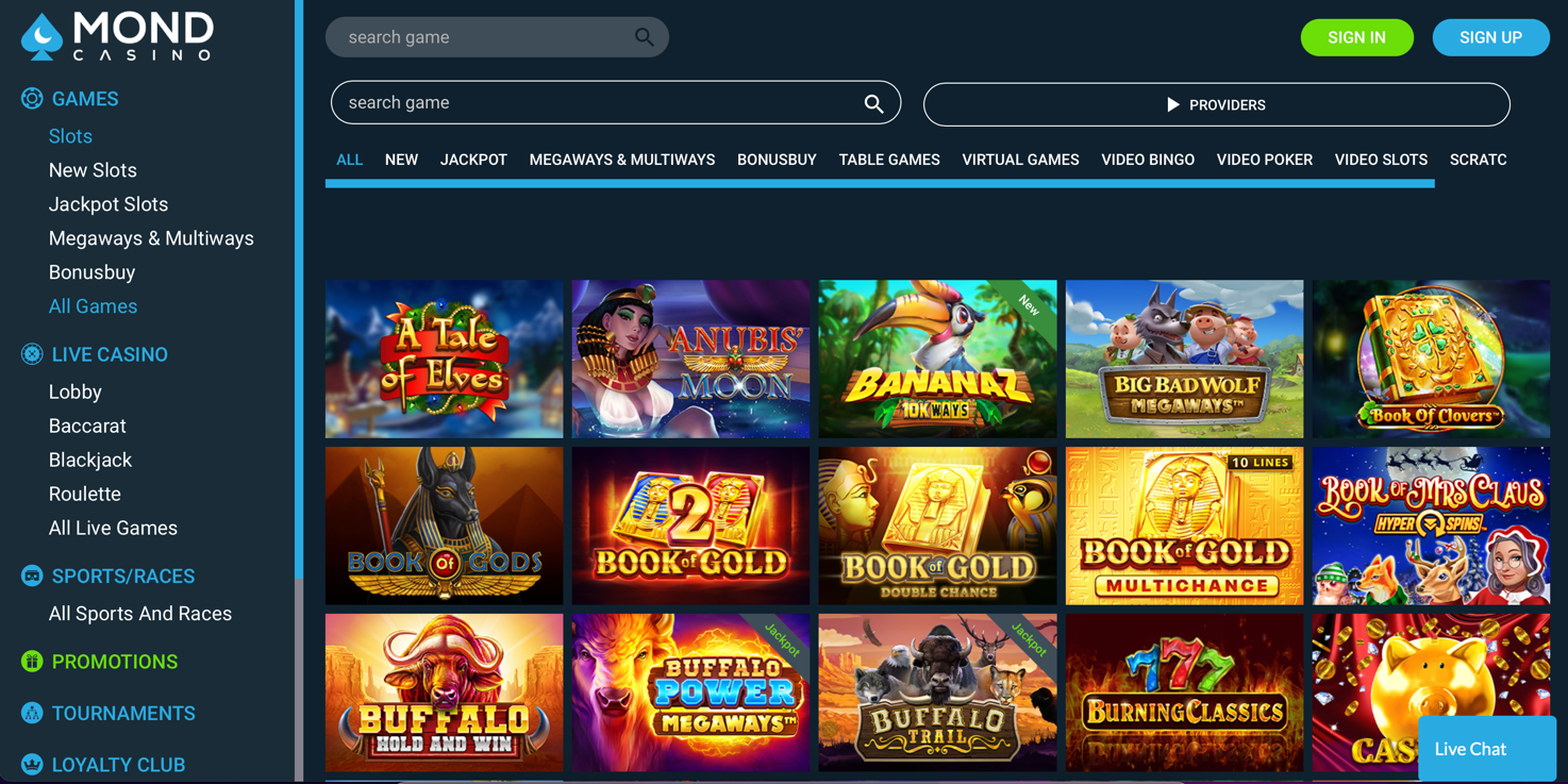 Mondcasino Online Casino Review and Bonus - AboutSlots