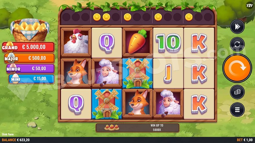 Oink Farm (Foxium) Slot Review - 💎AboutSlots
