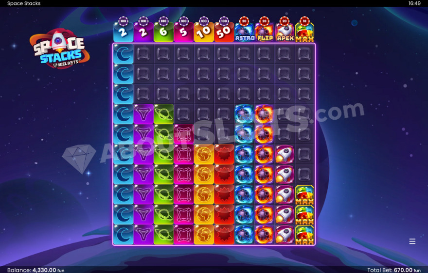 Space Stacks (Push Gaming) Slot Review - 💎AboutSlots