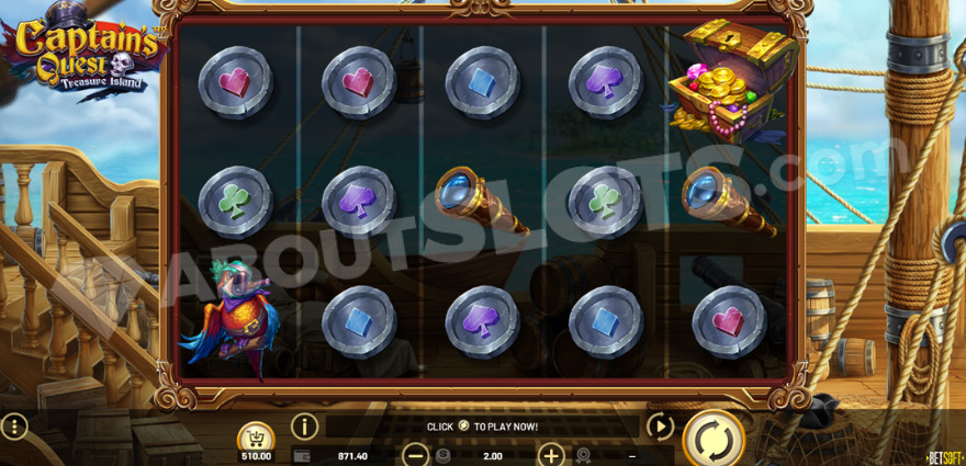 Captain's Quest Treasure Island (Betsoft) Slot Review - 💎AboutSlots