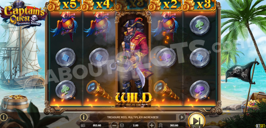 Captain's Quest Treasure Island (Betsoft) Slot Review - 💎AboutSlots