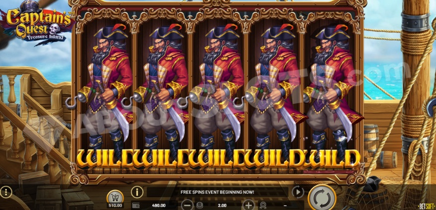 Captain's Quest Treasure Island (Betsoft) Slot Review - 💎AboutSlots