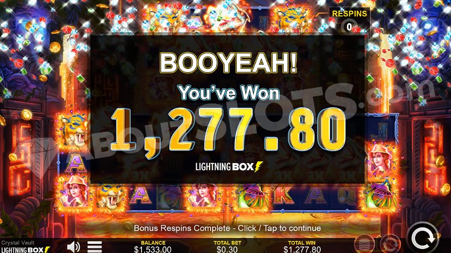 Crystal Vault (Lightning Box Games) Slot Review - 💎AboutSlots