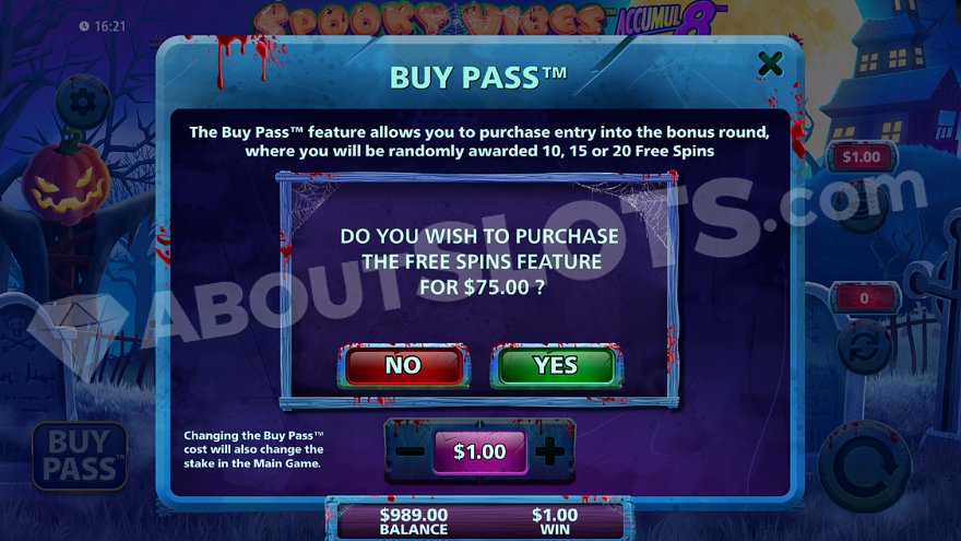 Spooky Vibes Accumul8 (Light & Wonder) Slot Review - 💎AboutSlots