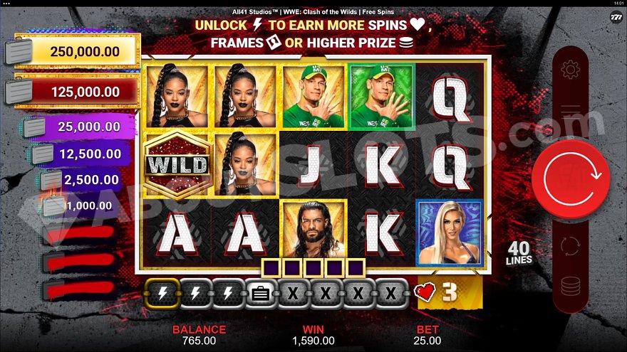WWE: Clash of the Wilds (All41Studios) Slot Review - 💎AboutSlots