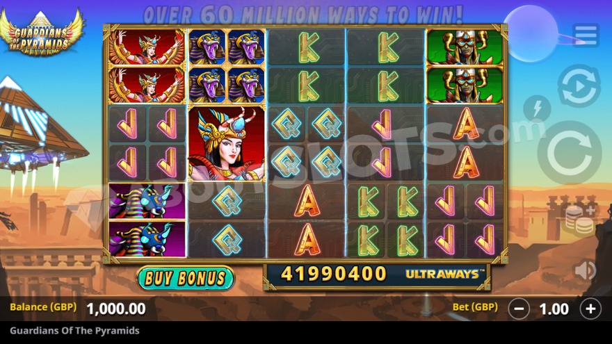 Guardians of the Pyramids (Northern Lights Gaming) Slot Review - 💎 ...