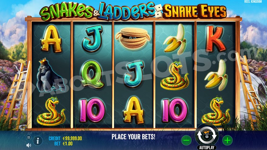 Snakes & Ladders Snake Eyes (Reel Kingdom) Slot Review - 💎AboutSlots