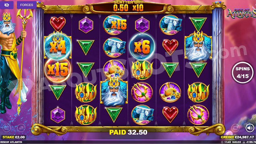 Rise of Atlantis (Blueprint Gaming) Slot Review - 💎AboutSlots