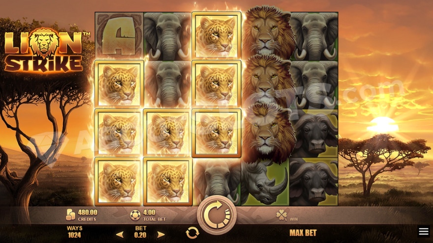 Lion Strike (Rabcat) Slot Review - 💎AboutSlots
