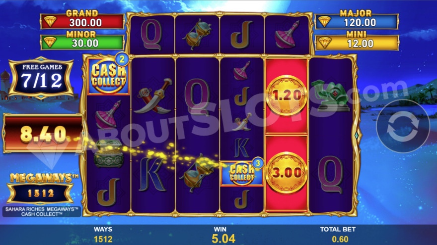 Sahara Riches Megaways Cash Collect (PlayTech) Slot Review - 💎AboutSlots