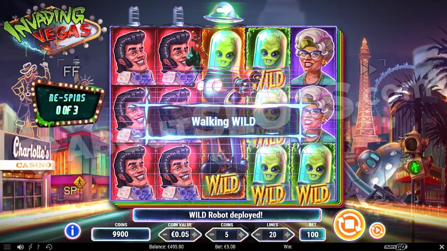 Invading Vegas (Play'n GO) Slot Review - 💎AboutSlots