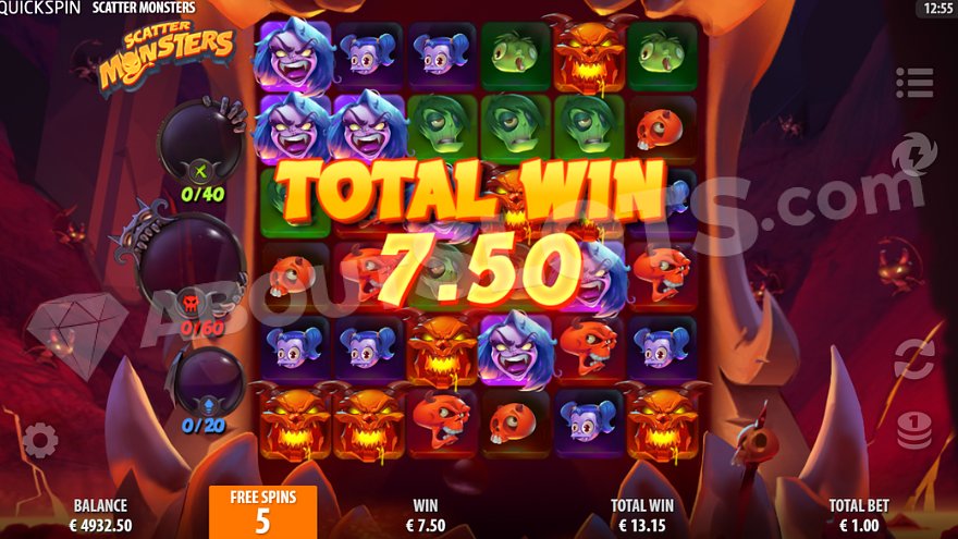 Scatter Monsters (Quickspin) Slot Review - 💎AboutSlots
