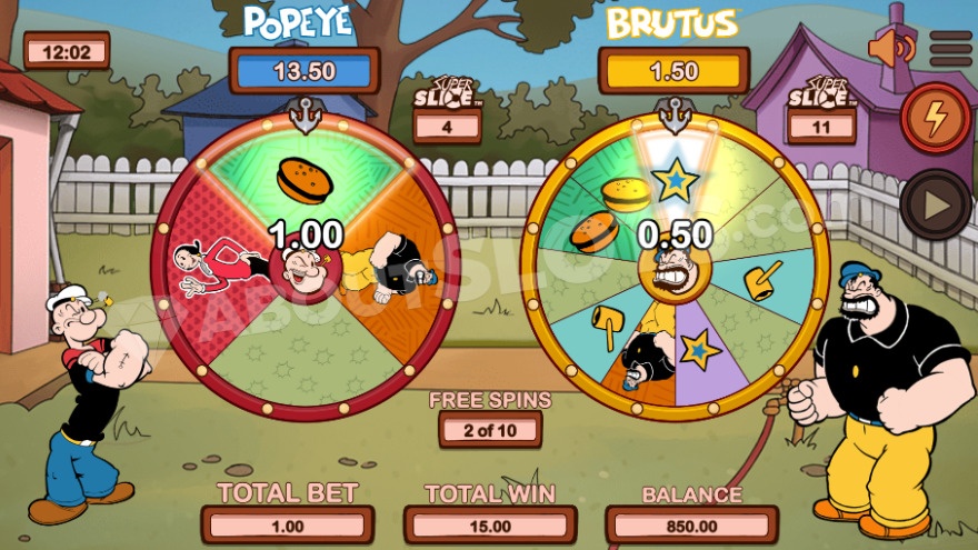 Popeye vs Brutus Superslice (Leander) Slot Review - 💎AboutSlots