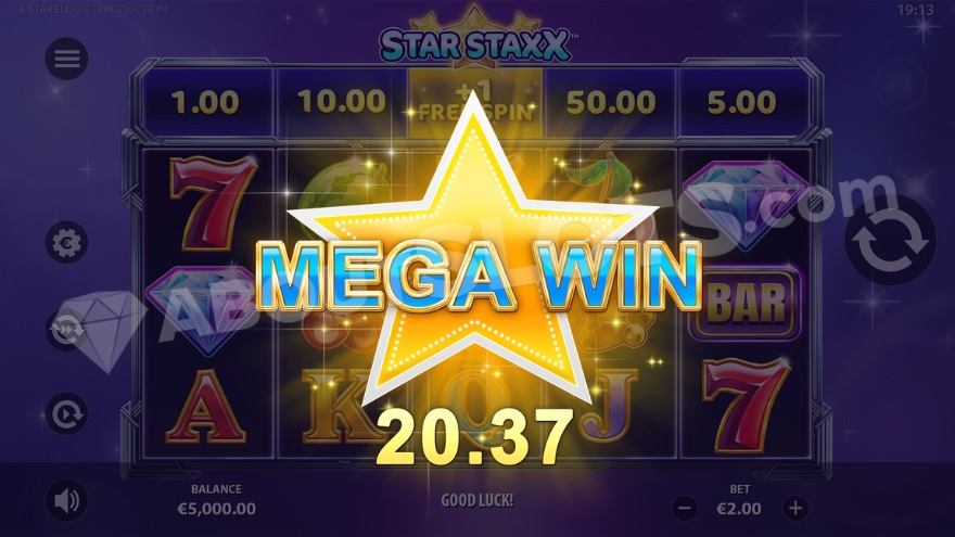Star Staxx (Stakelogic) Slot Review - 💎AboutSlots