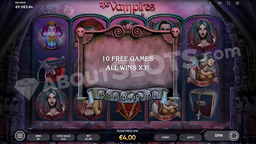 The Vampires (Endorphina) Slot Review - 💎AboutSlots