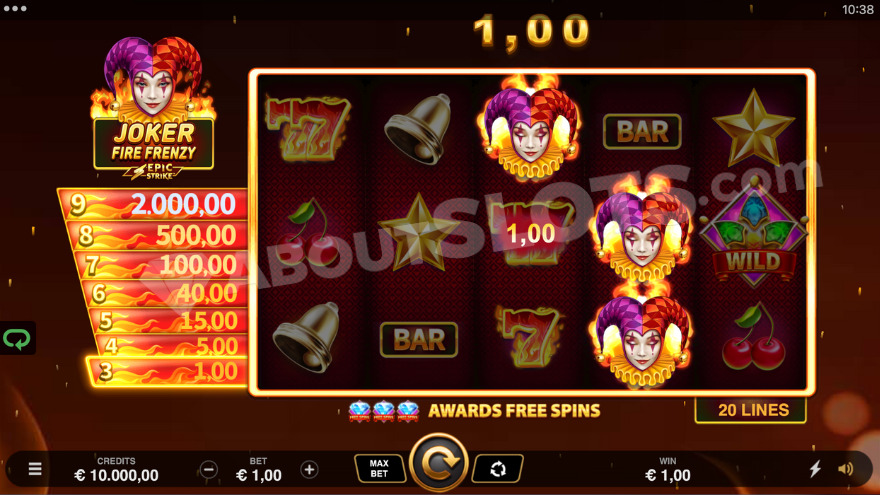 Joker Fire Frenzy Epic Strike () Slot Review - 💎AboutSlots