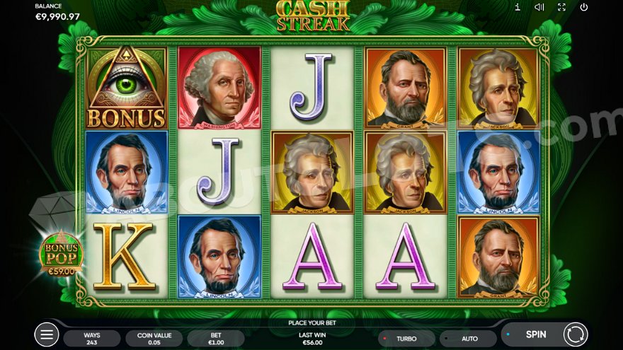 Cash Streak (Endorphina) Slot Review - 💎AboutSlots