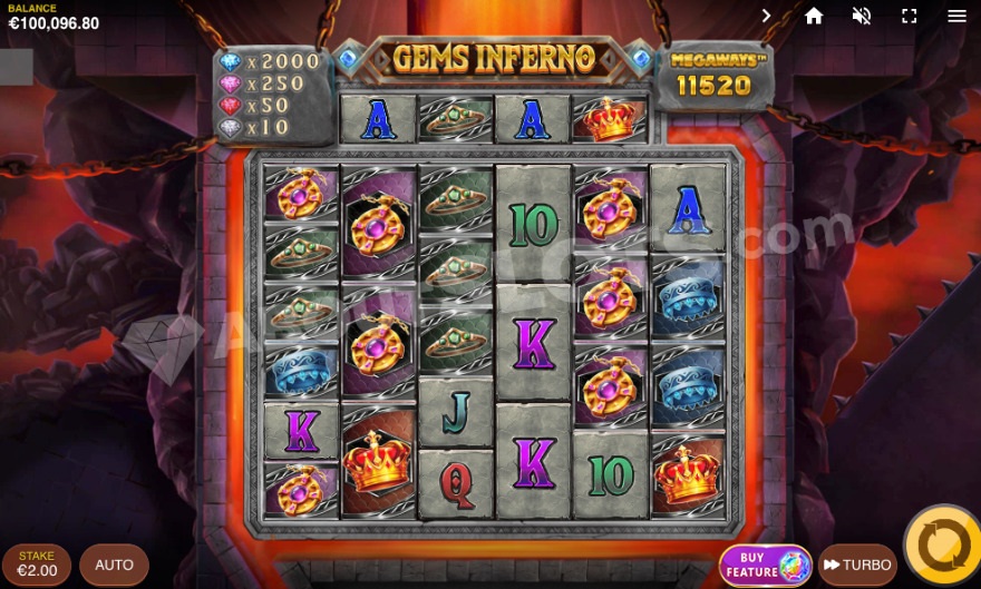 Gems Inferno Megaways (Red Tiger Gaming) Slot Review - 💎AboutSlots