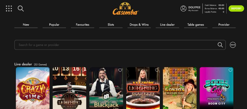 Casimba Online Casino Review And Bonus AboutSlots