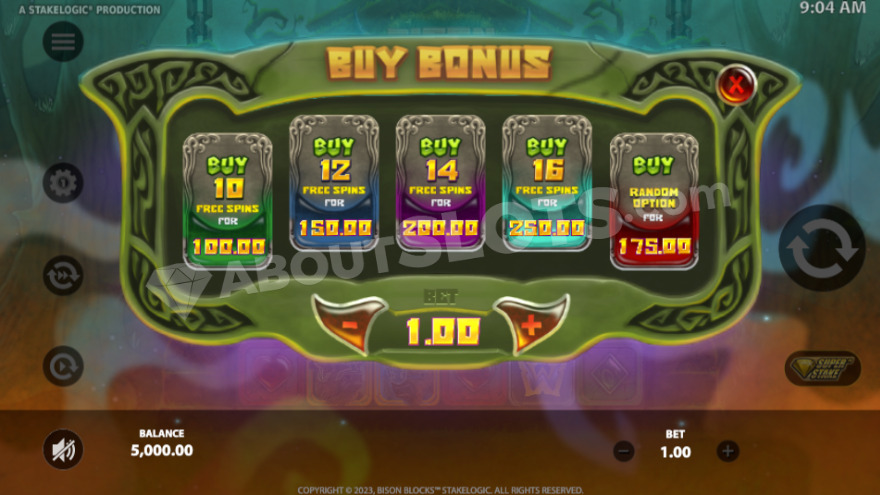 Bison Blocks (Stakelogic) Slot Review - 💎AboutSlots