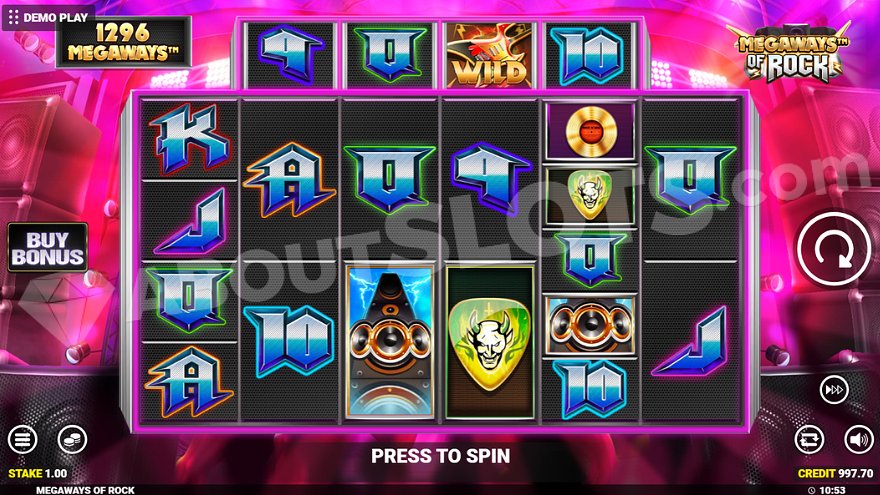 Megaways of Rock (Blueprint Gaming) Slot Review - 💎AboutSlots