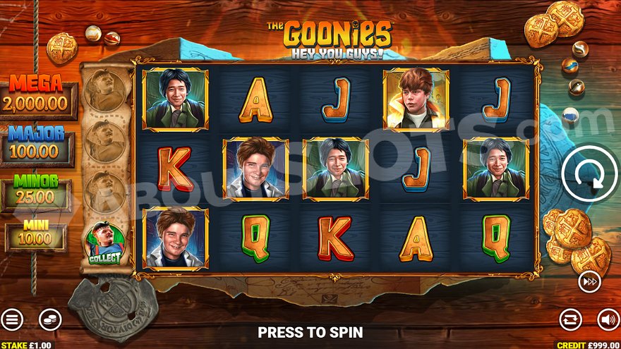 The Goonies Hey You Guys (Blueprint Gaming) Slot Review - 💎AboutSlots